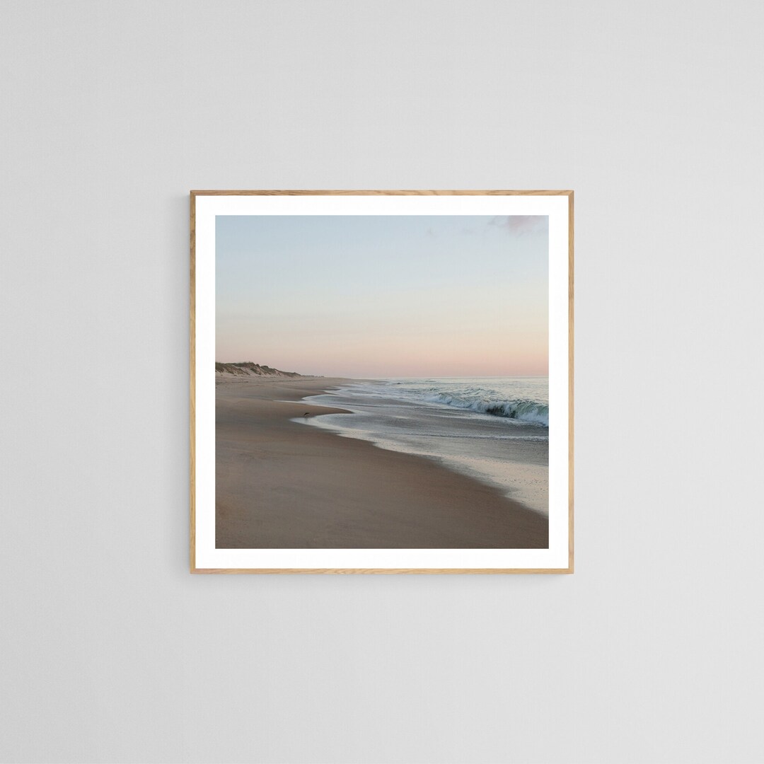 Coastal Art, Beach Photograph, Ocean Print, Before Sunrise, Waves Art ...