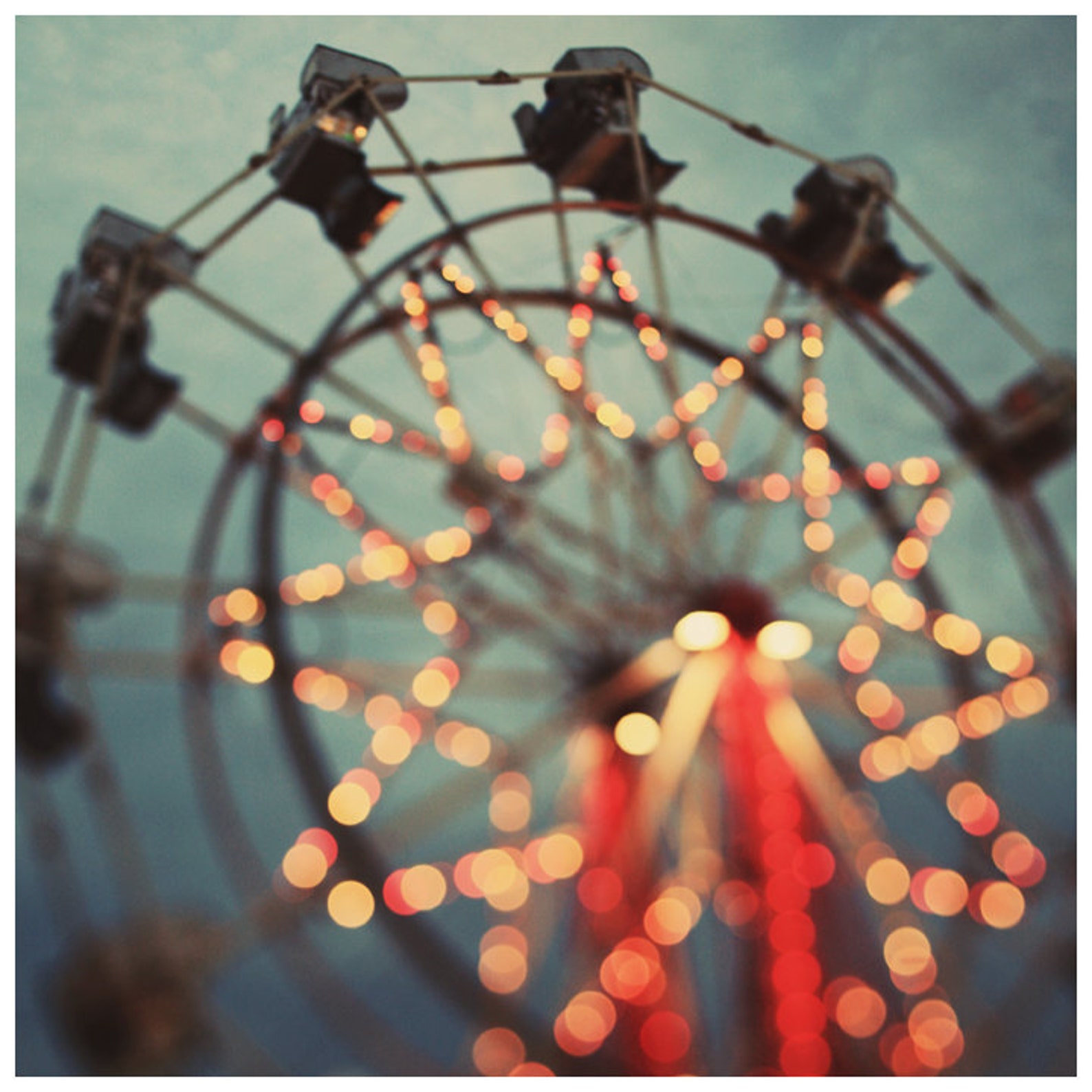 Fair Photograph, Ferris Wheel Photograph, Summer Ar, Ferris Wheel Print ...