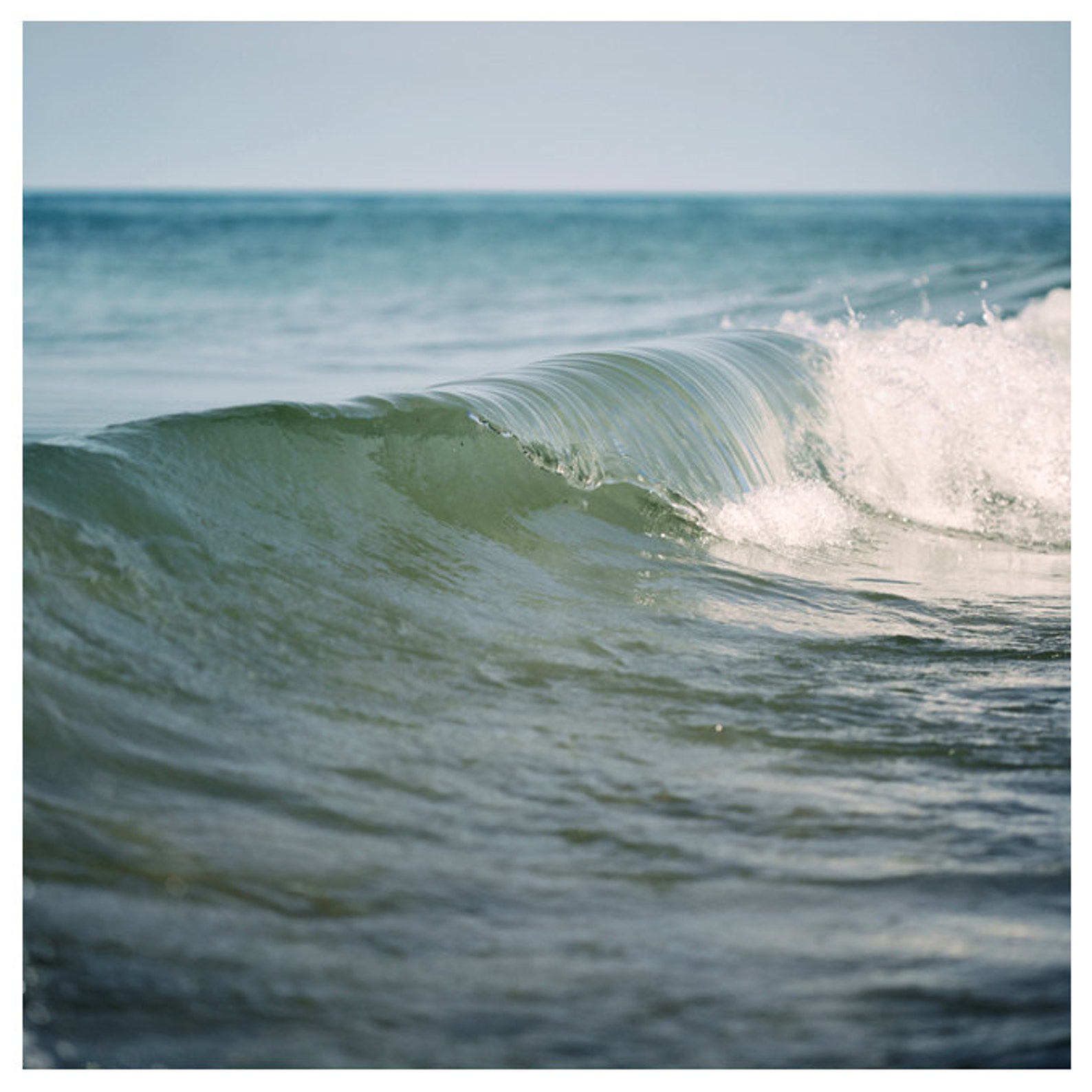 Lake Michigan Print, Wave Art, Nature Photography, Michigan Art, Beach ...