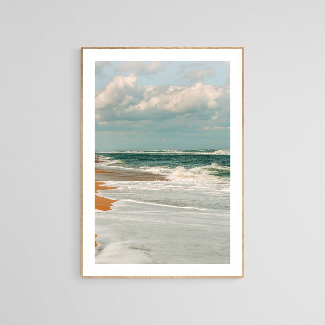 Outer Banks Art, Ocean Art, Beach Print, Nautical Decor, Carolina ...