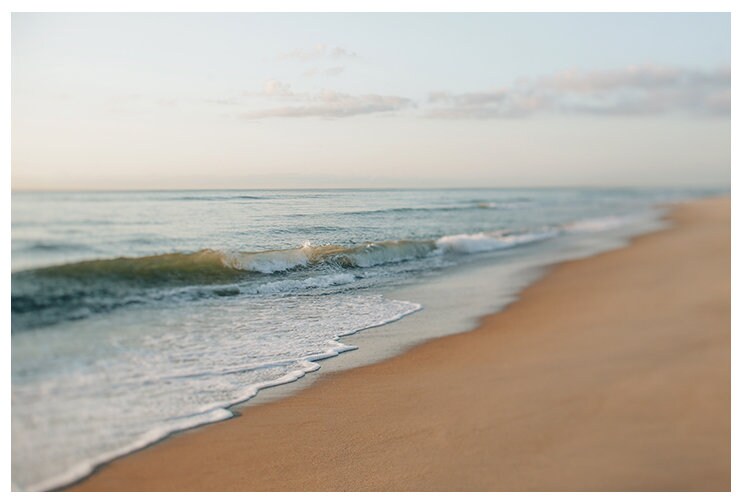 Beach Waves Print, Ocean Photograph, Roll With It, Coastal Print ...