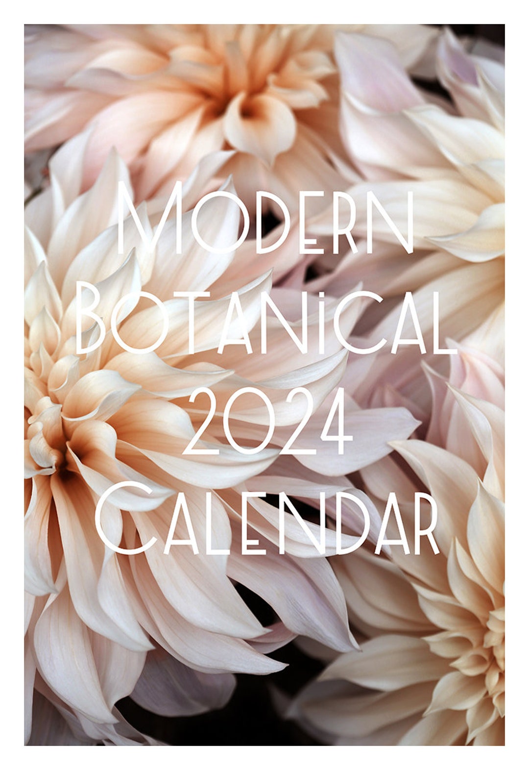 2024 Wall Calendar, Art Calendar, Flower Calendar, Tropical Calendar ...