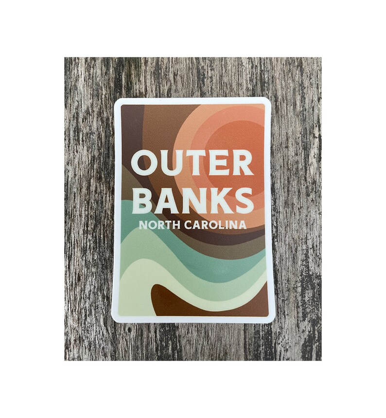 Outer Banks Sticker, Outer Banks Decal, OBX Sticker, Waterbottle ...