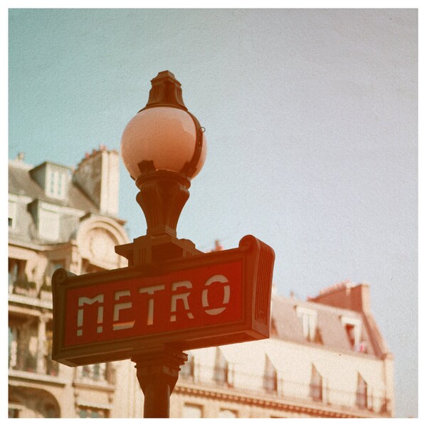 Paris Subway Sign - Etsy