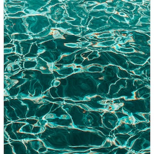 Abstract Swimming Pool Print, Pool Art, Natatorium #6, Landscape ...