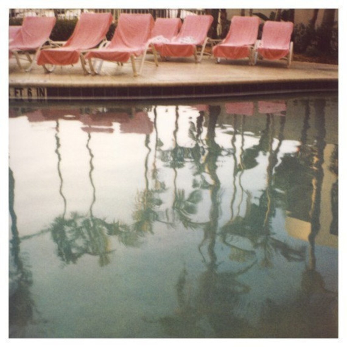 Polaroid Photograph, Swimming Pool Print, Polaroid Pool Photograph ...