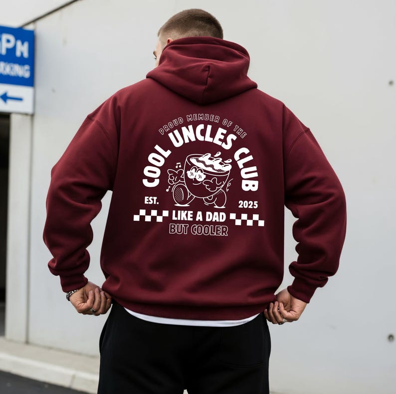 Cool Uncle Sweatshirt With Custom Date – Funny New Uncle Gift – Baby ...