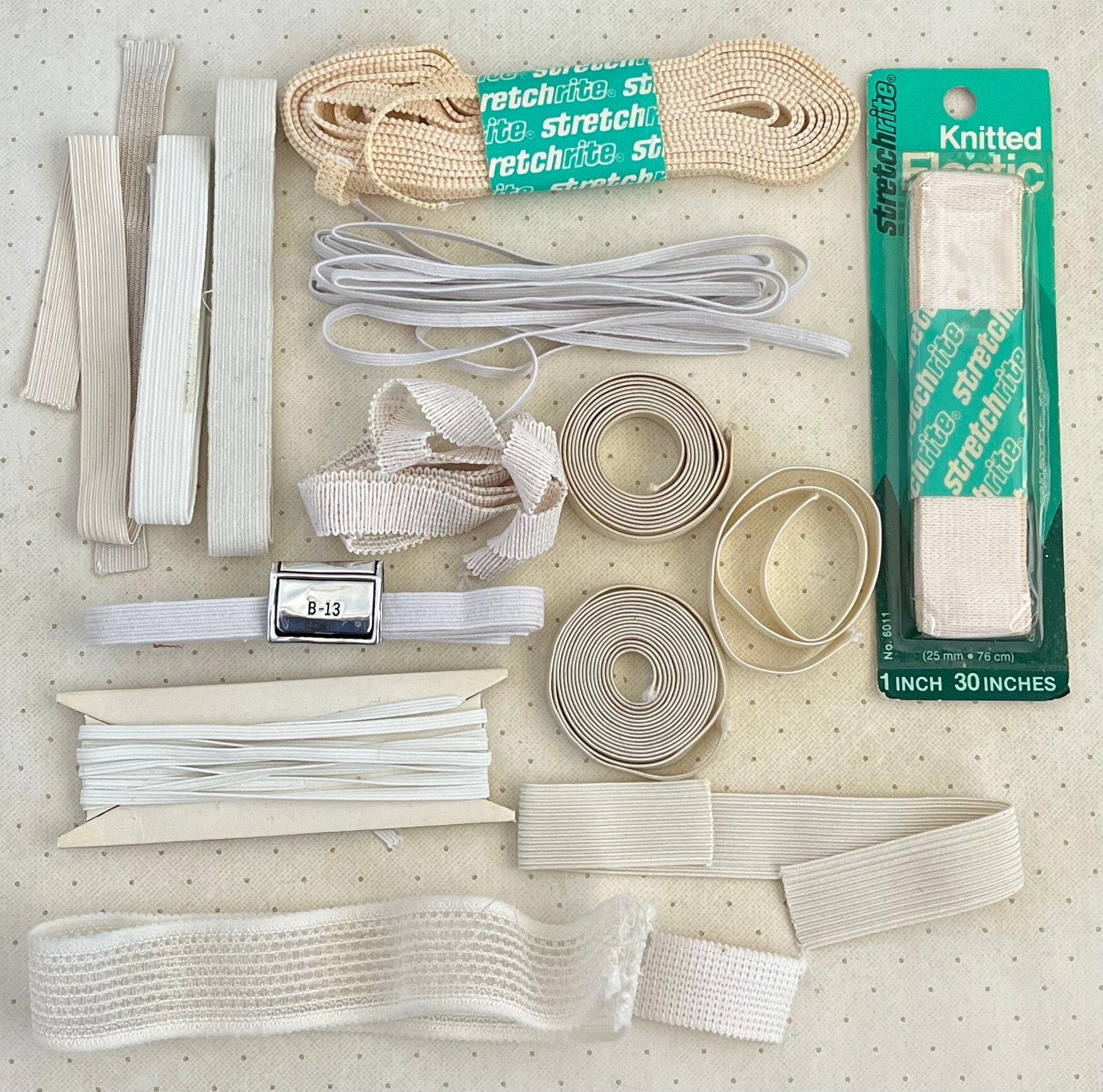 Vintage Elastic, Lot of Vintage Elastic, Stretchrite, Salvaged Elastic ...