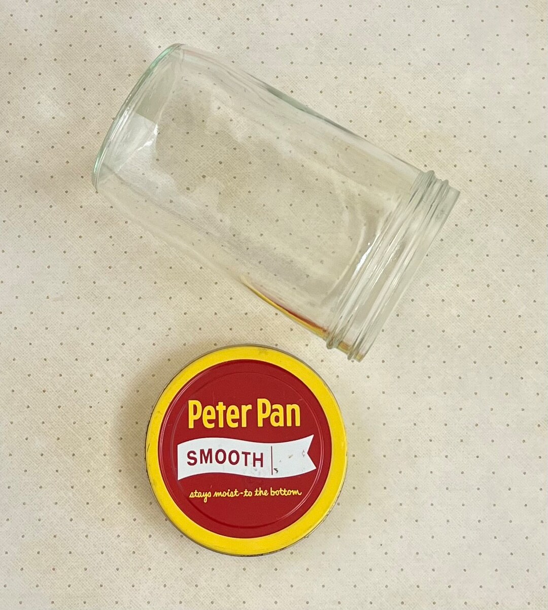 Vintage Peter Pan Peanut Butter Jar, Lidded Jar, Alexander H Kerr ...