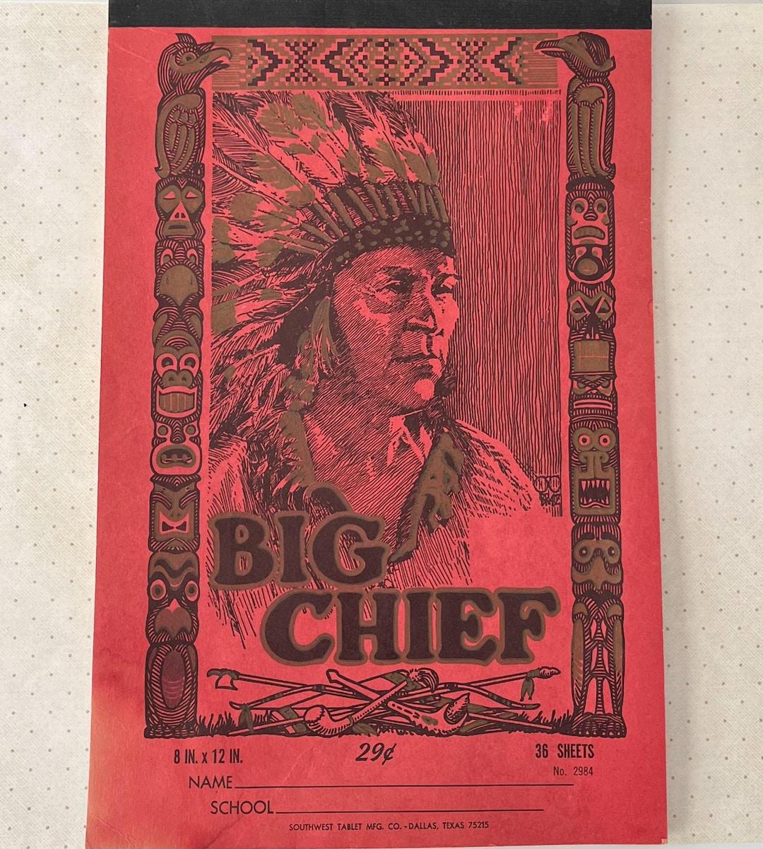 Big Chief Tablet, Vintage School Supplies, Junk Journaling, - Etsy