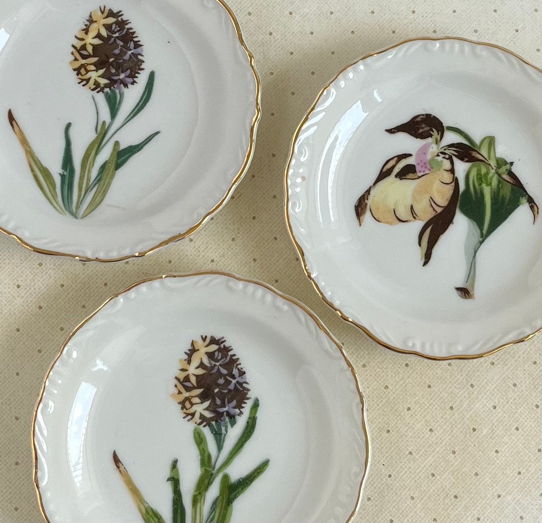 Vintage Japanese Dishes, Hyacinth, Iris, Ring Dish, China Replacement ...