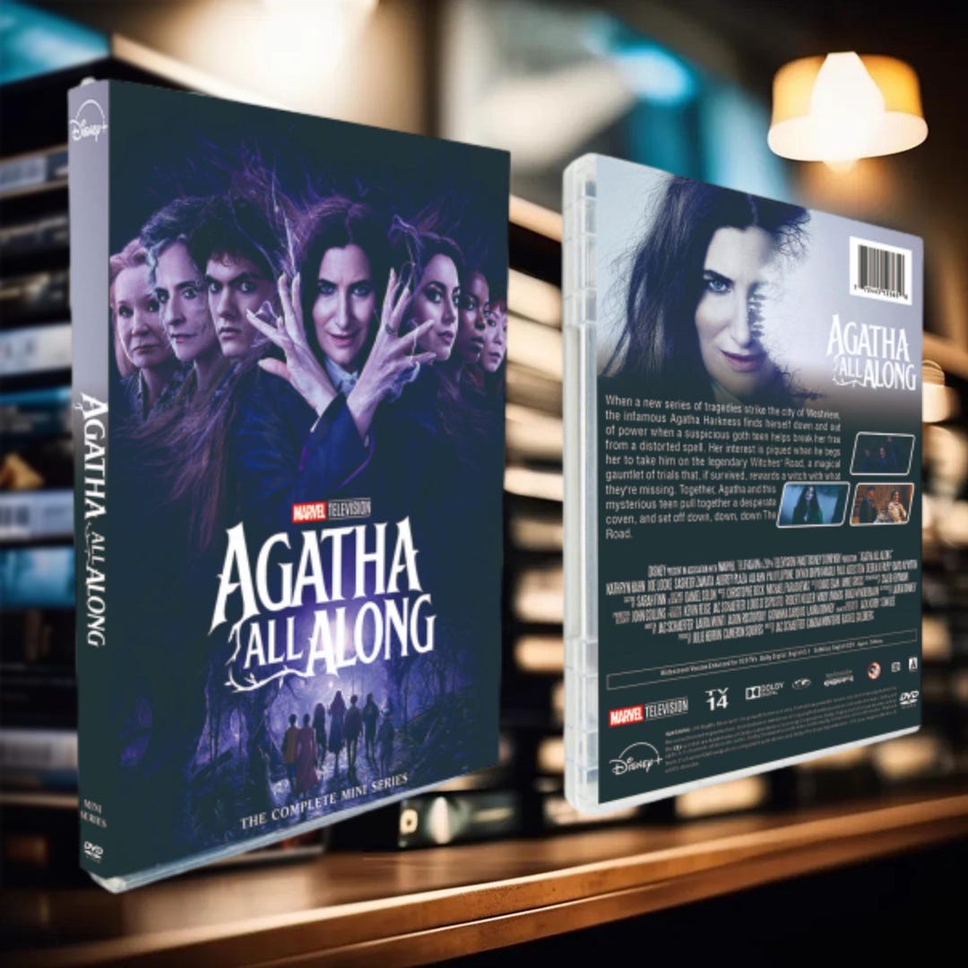 Agatha All Along TV Mini Series, 3DVD English kathryn Hahn / Joe Locke Comedy / Action / Sci-fi ...