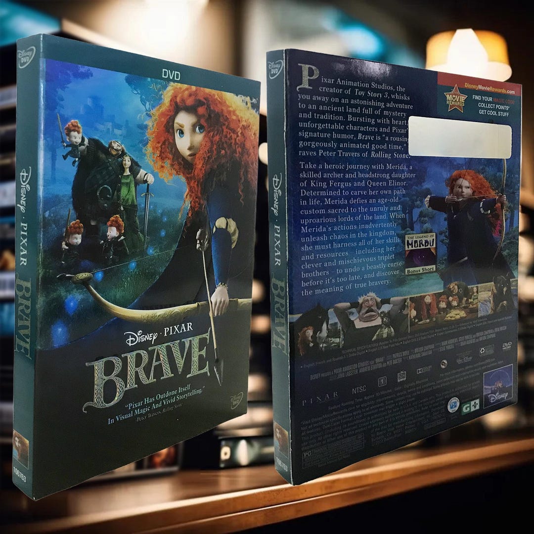 Brave 1DVD Comedy / Animation / Fantasy / Adventure Kelly Macdonald / Emma Thompson - Etsy