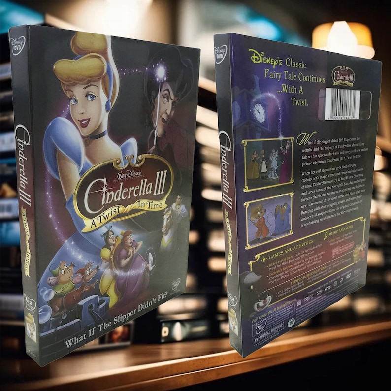 Cinderella III: A Twist in Time 1DVD Romance / Animation / Family ...