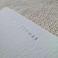 Custom Letterpress Notecards: Personalized Stationery Set, Embossed A2 ...