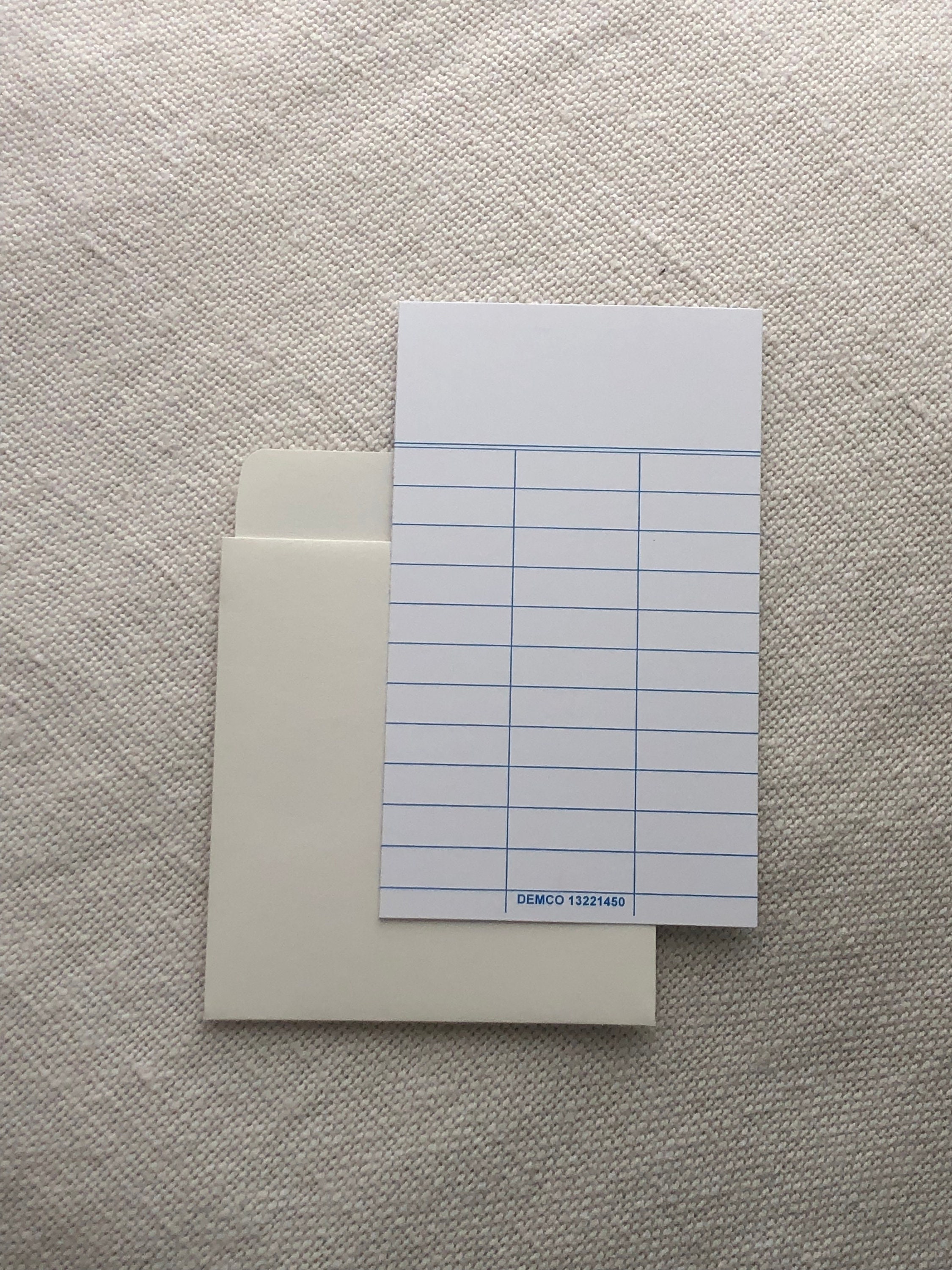 Library Card & Pocket Sets ~ Personal Library, Wedding Place Cards ...