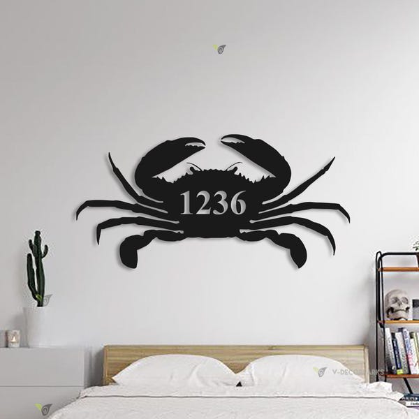 Metal Crab Wall Art - Etsy