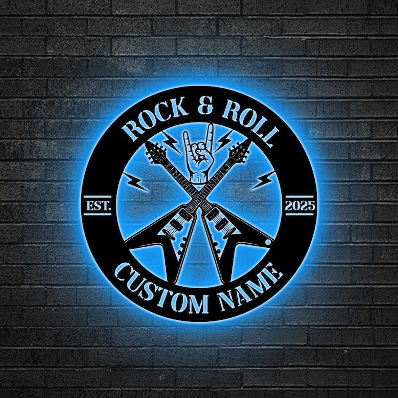 Rock Custom Led Lights - Etsy UK