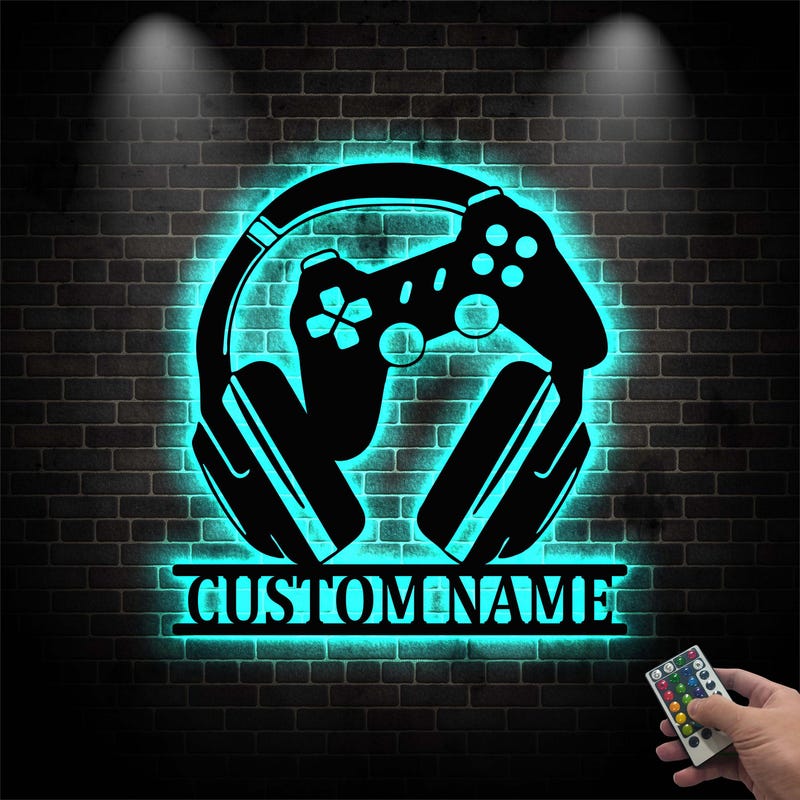 Neon Sign Light Gaming - Etsy
