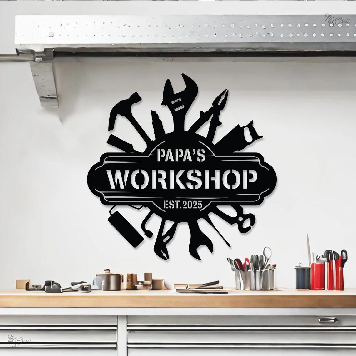 Custom Handyman Tools Sign, Garage Sign, Repair Tools Wall Art,garage ...
