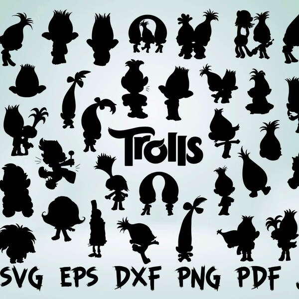 Trolls Svg - Etsy
