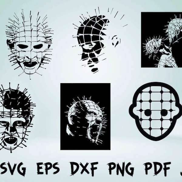 Pinhead Svg - Etsy