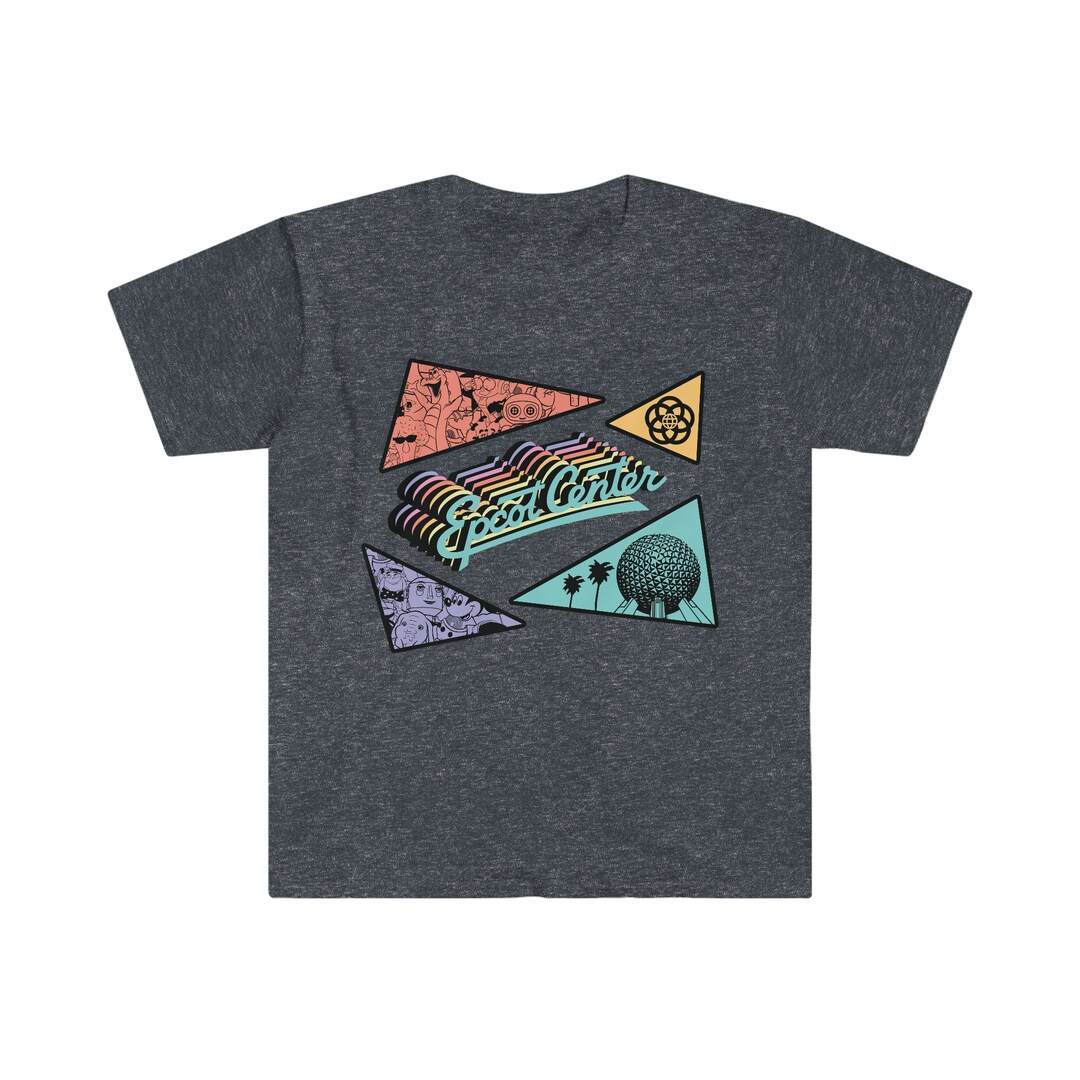 Epcot Center Rainbow Logo Geo Unisex Softstyle T-shirt - Etsy