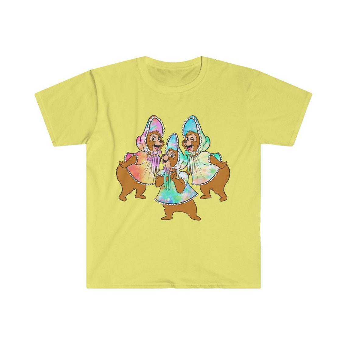 Tie Dye Sun Bonnets Country Bear Jamboree Unisex Softstyle - Etsy