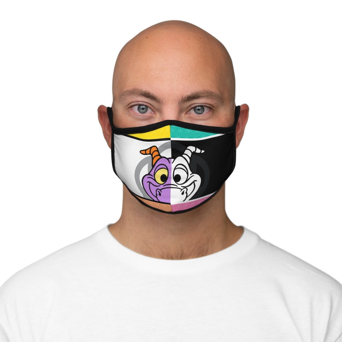 Figment Color Block Fitted Polyester Face Mask with filter | Etsy