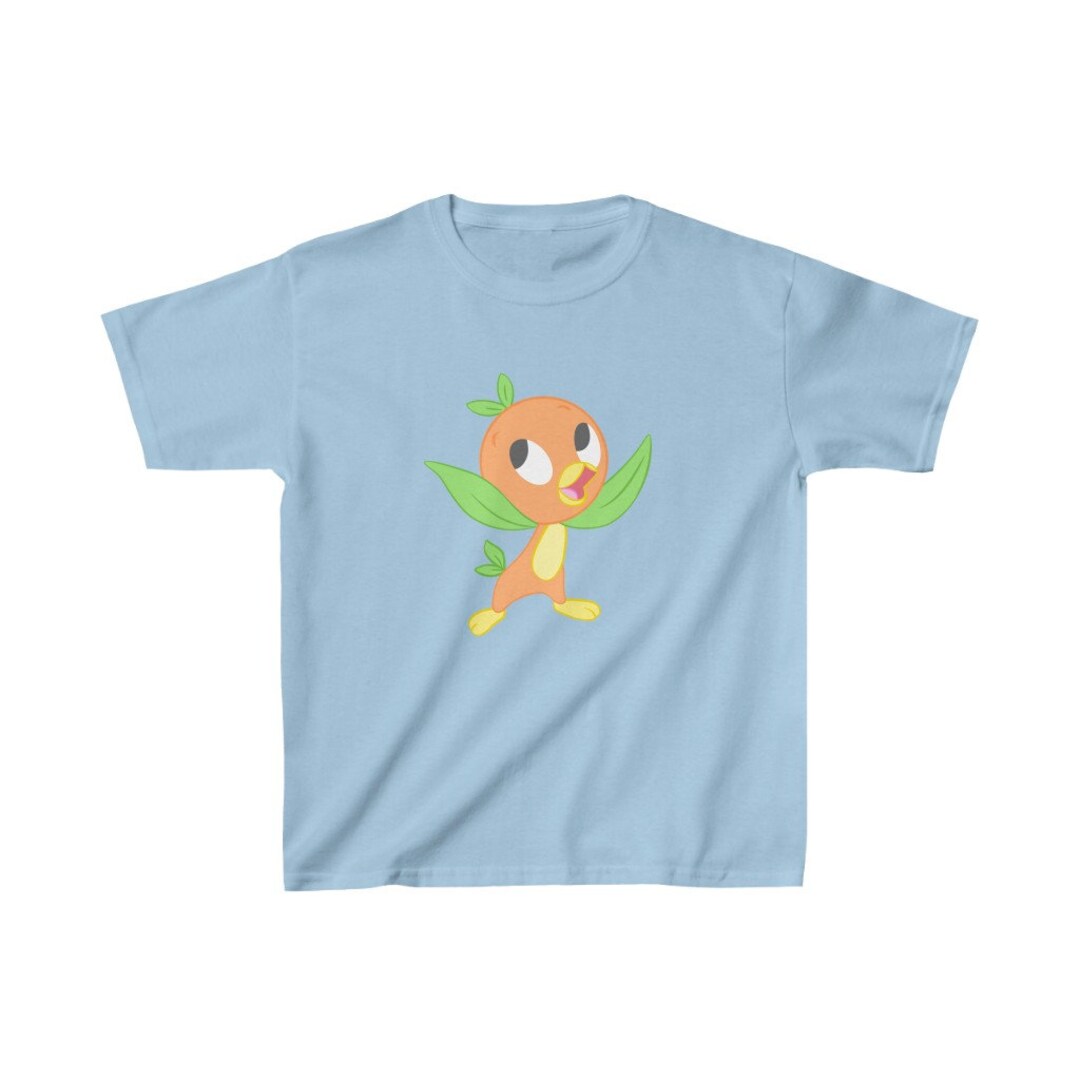WDW Little Orange Bird Kids Heavy Cotton Tee - Etsy