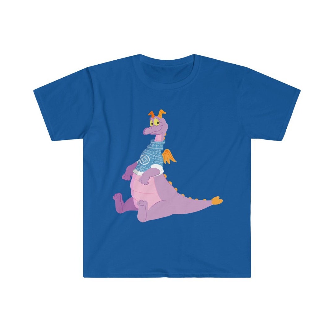 Figment Wearing Holiday Sweater Unisex Softstyle T-shirt - Etsy