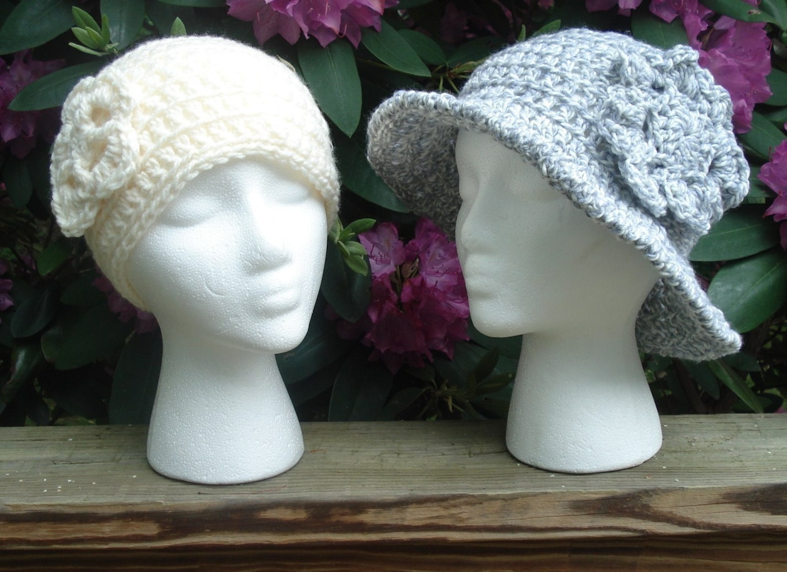Basic Beginner's Cloche and Wide-brimmed Crochet Hat Pattern, PDF. - Etsy