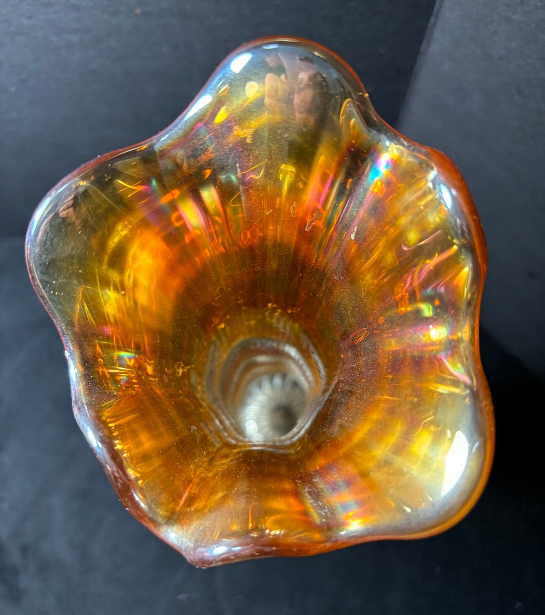 Vintage, Antique, Imperial Glass, Carnival Glass, Marigold, Carnival ...