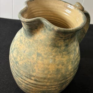 Vintage, Ceramic Pitcher, Jug, Bob Miller, Signed 8 Inches Tall, 7 ...