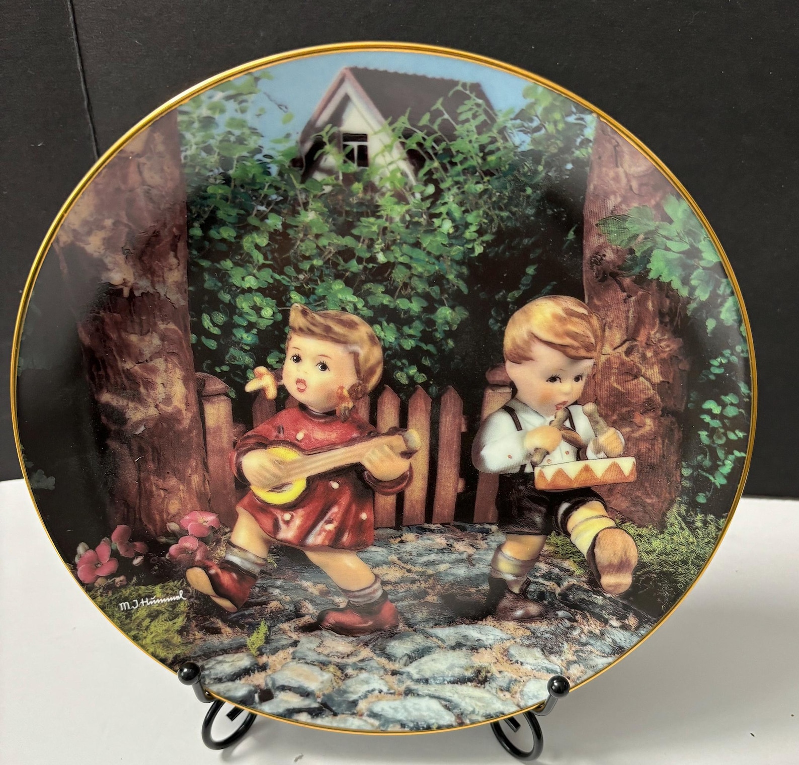 Vintage, Hummel, Danbury Mint, Plate Collection, "private Parade ...