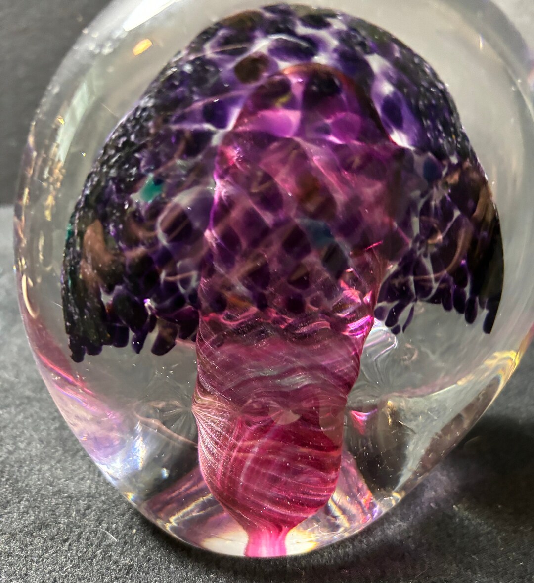 Vintage - Glass Marine Jellyfish Paperweight by Jane Charles, Signed ...
