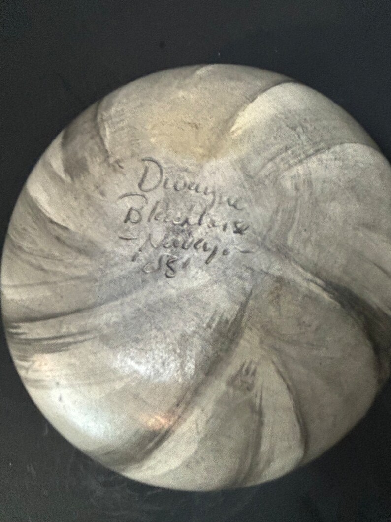 Vintage, Dwayne Blackhorse, Navajo, Pottery, Possibly Desert Storm or ...