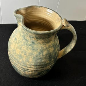 Vintage, Ceramic Pitcher, Jug, Bob Miller, Signed 8 Inches Tall, 7 ...