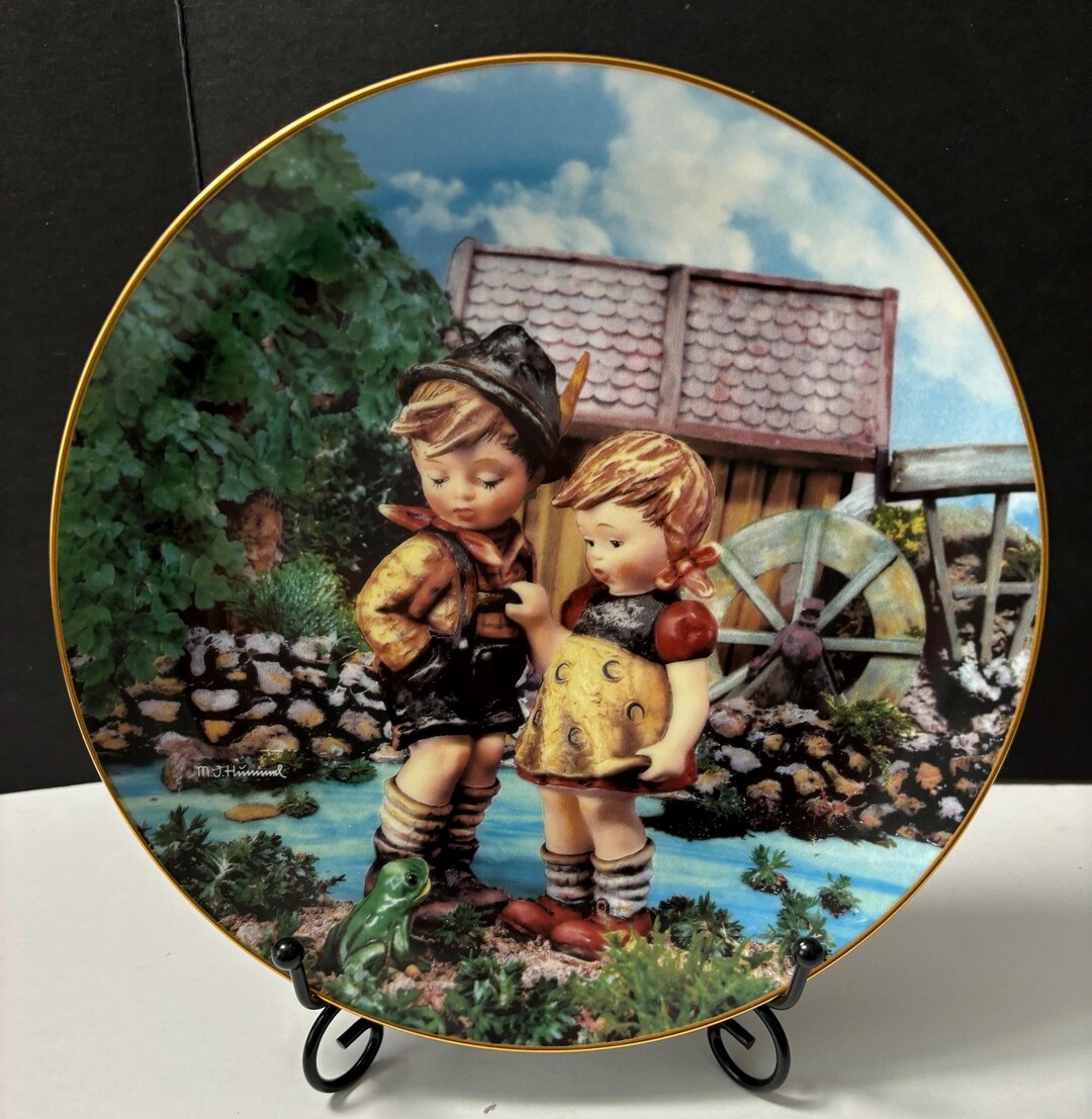 Vintage, Hummel, Danbury Mint, Plate Collection, "hello Down There ...