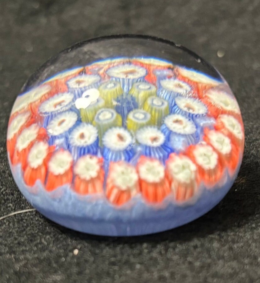Vintage, Millefiori Paperweight, Made in Murano. Italy, Small ...