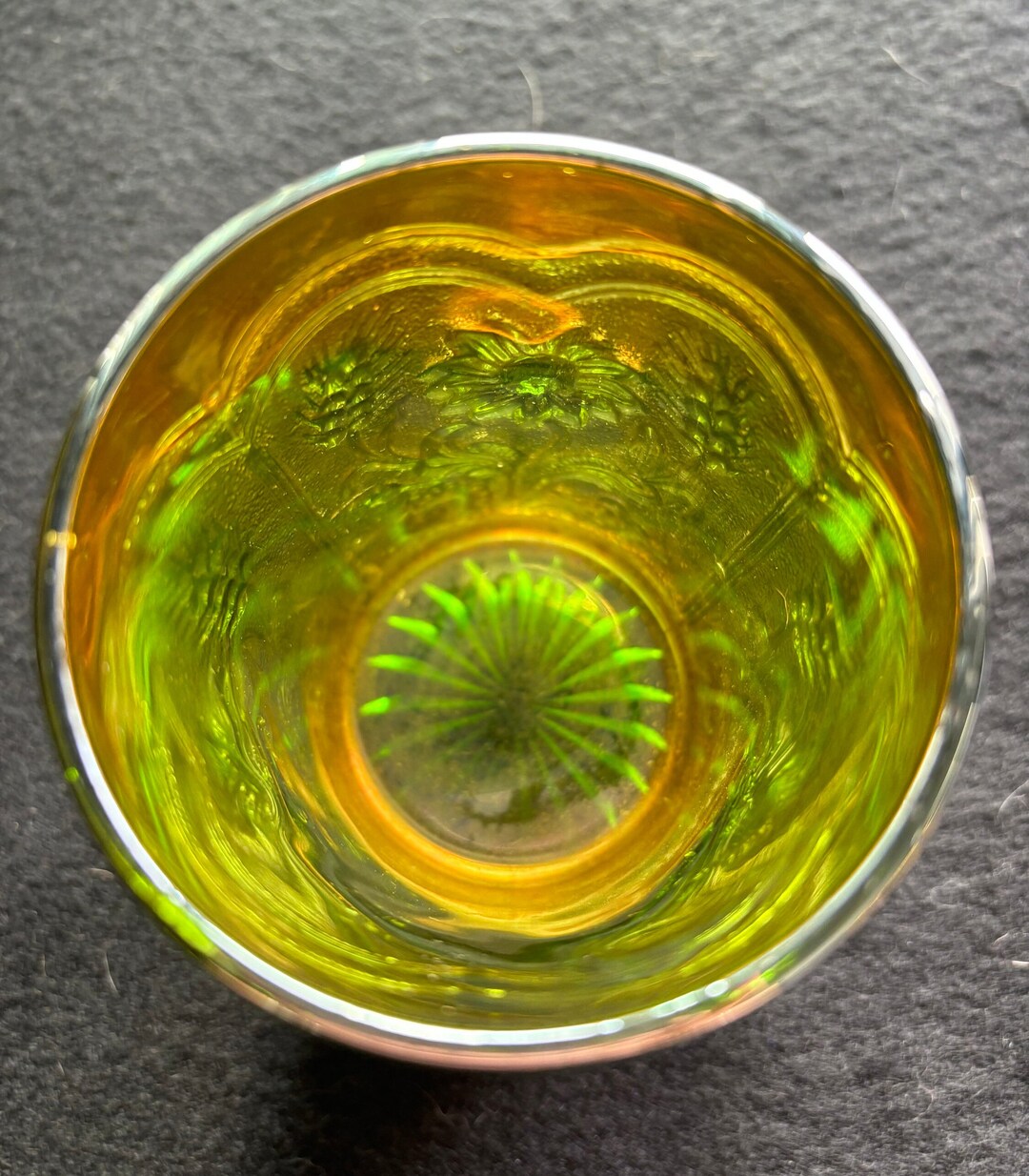 Vintage, Imperial Glass, Carnival Glass Field Flowers,iridescent ...