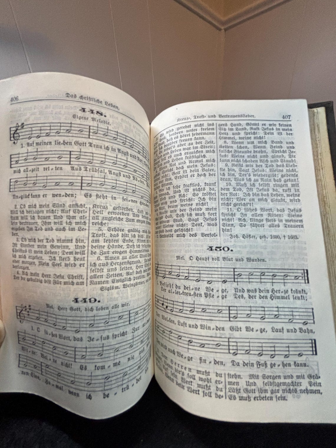 Vintage German Hymnal Book, 1922 Gesang Buch, Gold Design, Slipcase - Etsy