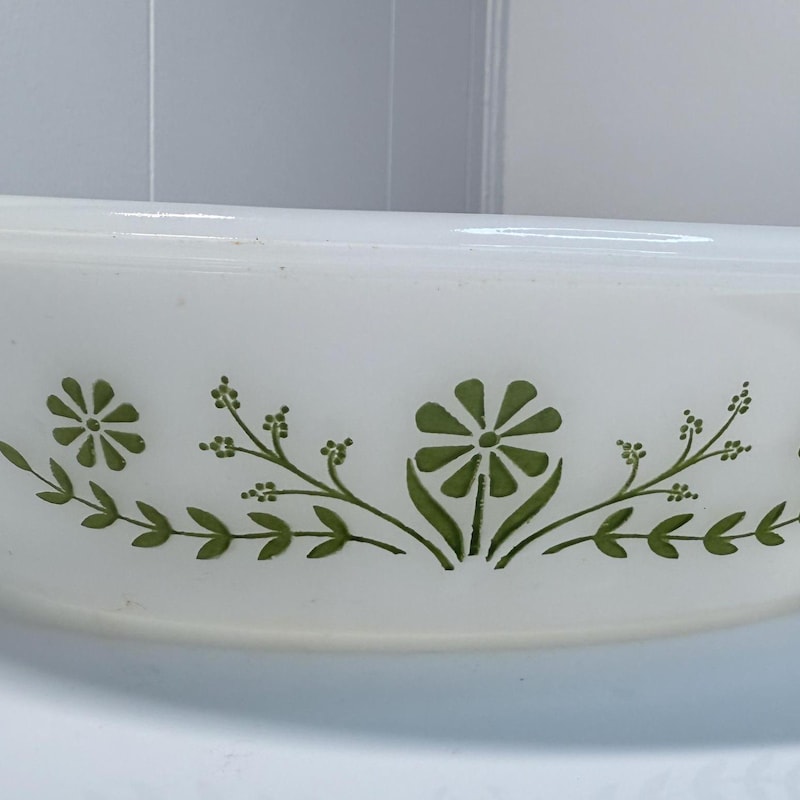 Glasbake Oval 1 Quart - Etsy