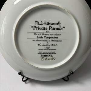 Vintage, Hummel, Danbury Mint, Plate Collection, "private Parade ...
