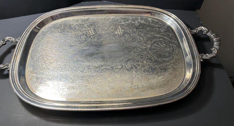 Vintage, Marlboro Plate, by Morton Parker Canada, Rectangular Tray, EP ...