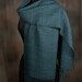 Dark Teal Scarf / Handwoven Scarf / Merino Wool Scarf / Winter Scarf ...