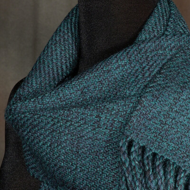 Teal Blue Scarf - Etsy