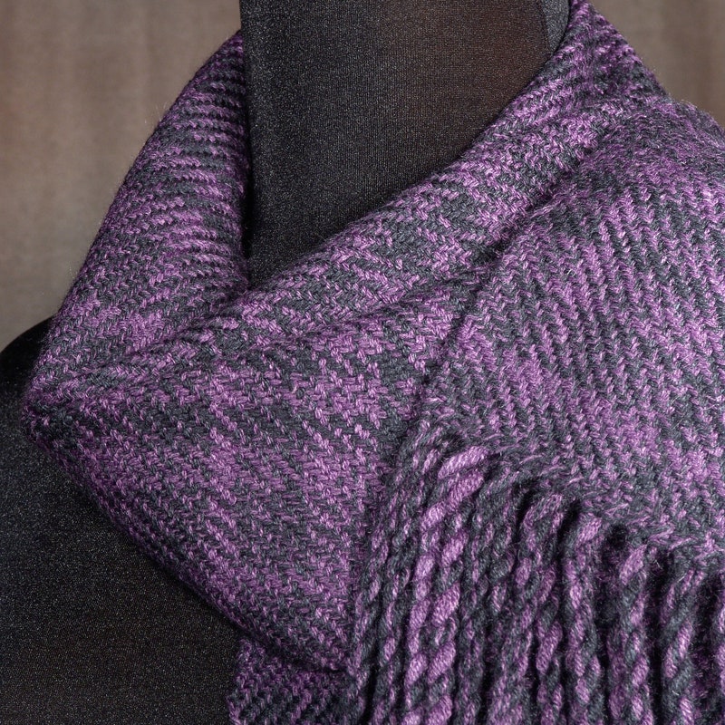 Plum Scarf - Etsy