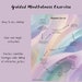 Pastel Meditation Poster - Mindfulness Guide With Relaxation Exercise ...
