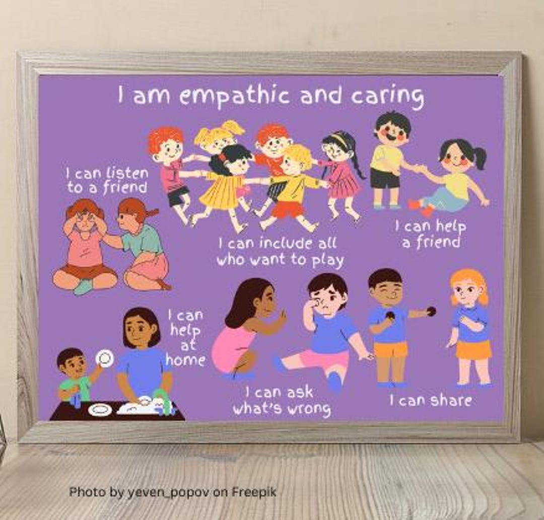 Social Emotional Learning Digital Print I Am Empathic and Caring in ...